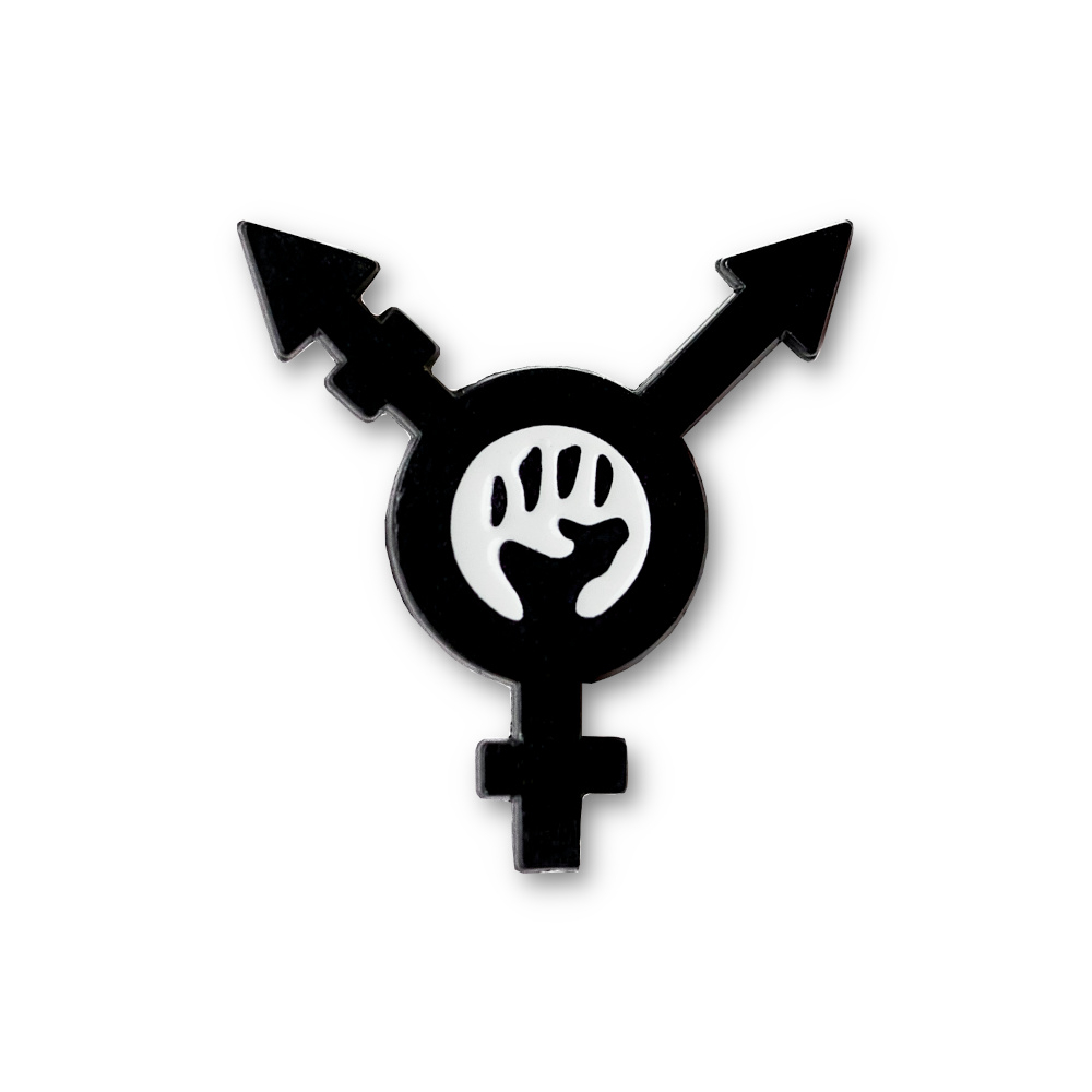 trans*revolution pin | made in germany