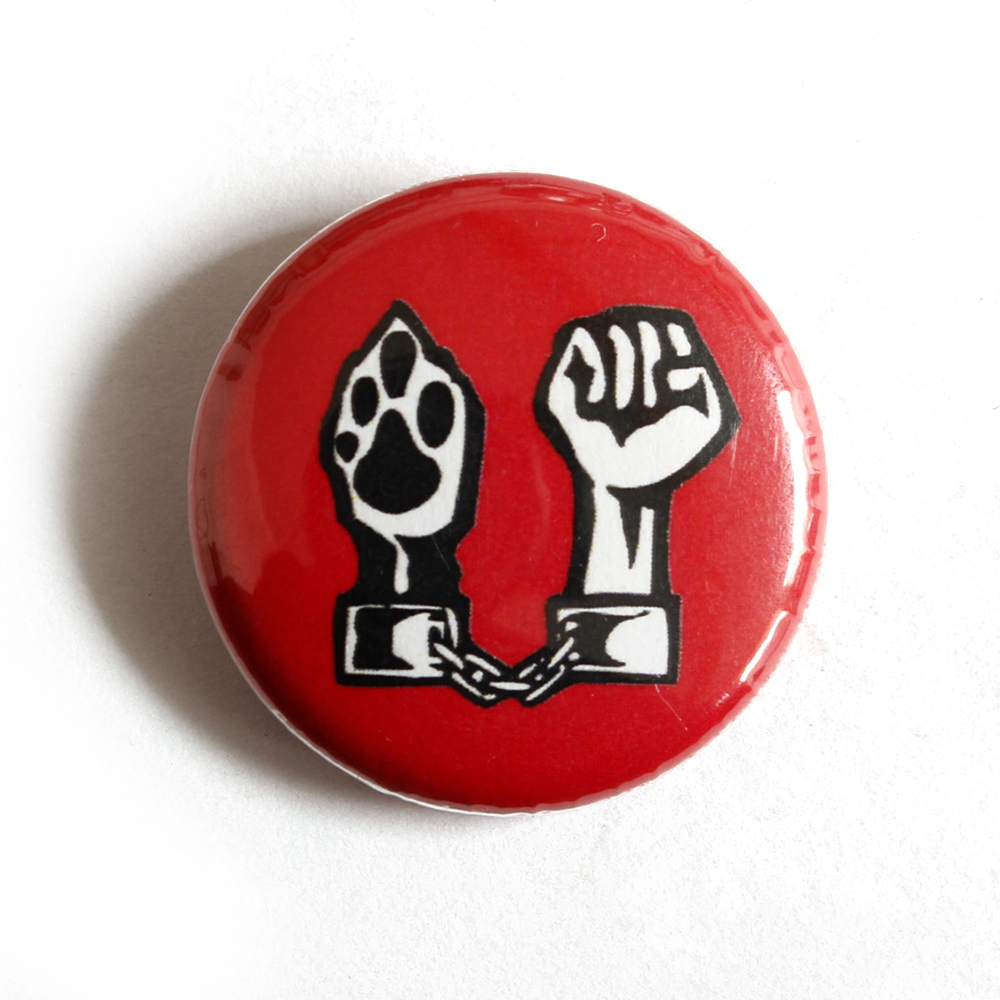 Chained Paw/Fist Button