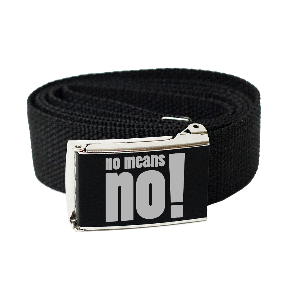 'No Means No' - Belt