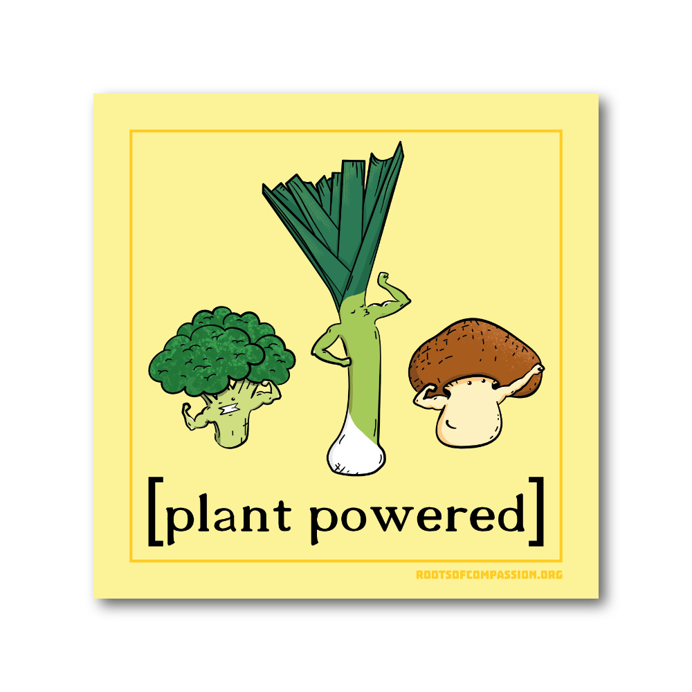 Plant Powered - Sticker