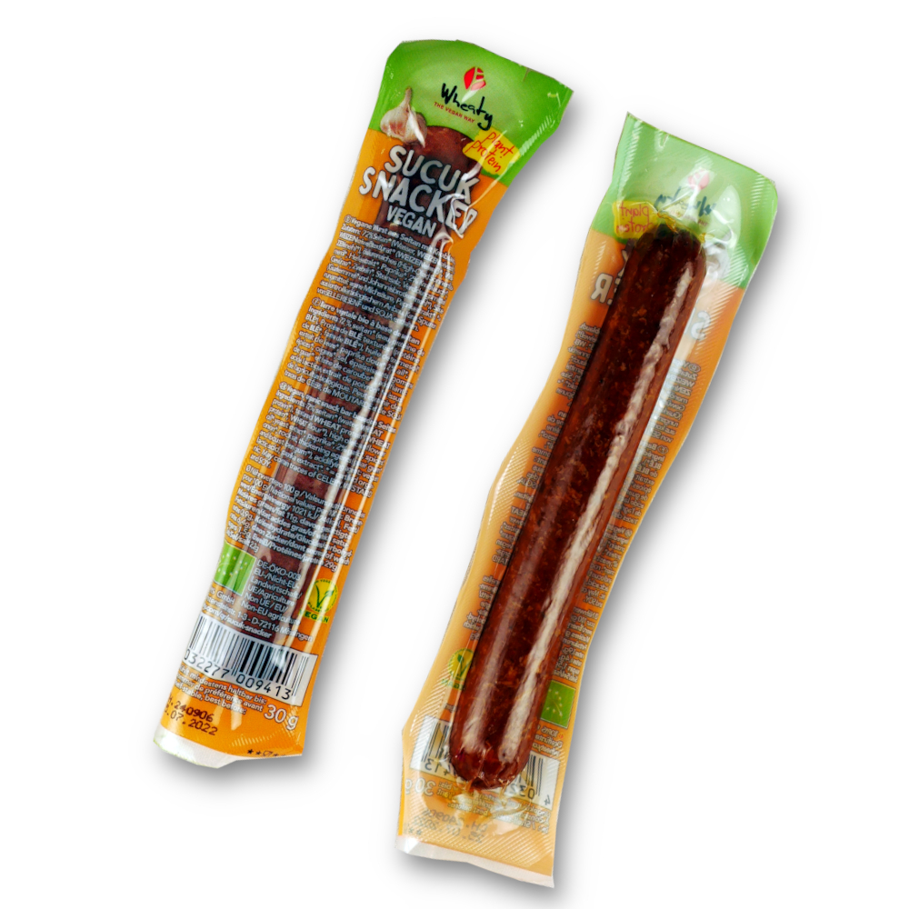 Sucuk-Snacker | bio vegane Snackwurst 🧄 🧄